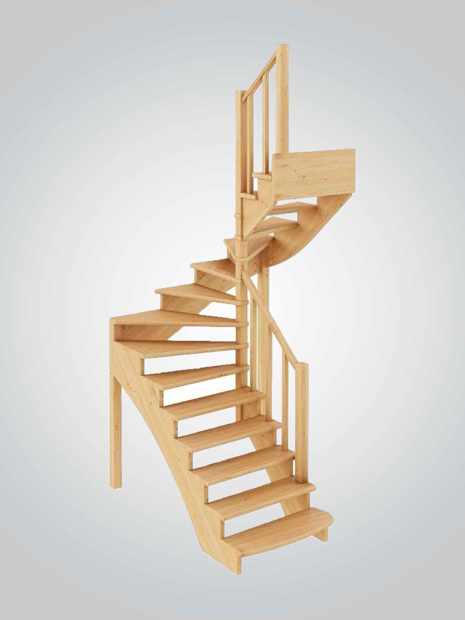 Лестница на второй этаж К-003м/3 Правая