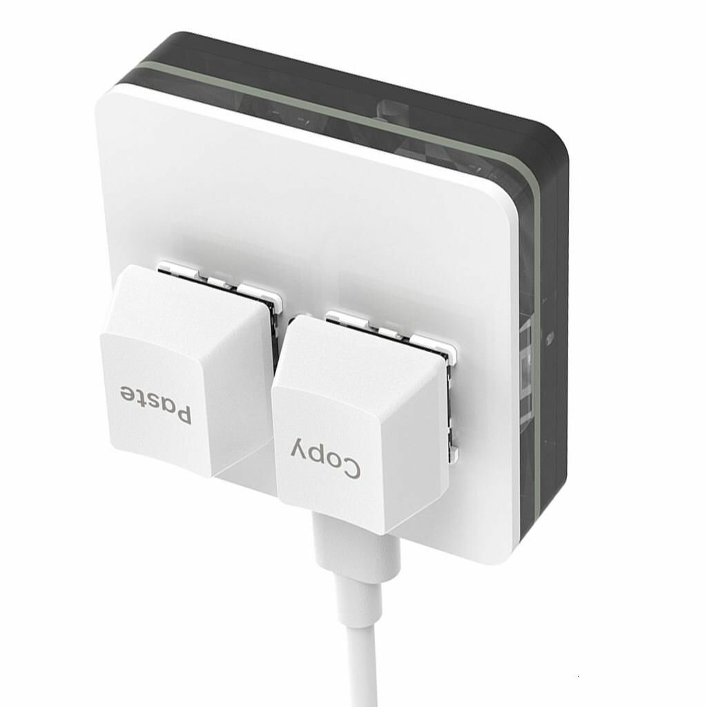 2-кнопочная макропанель, Белый - Английская версия