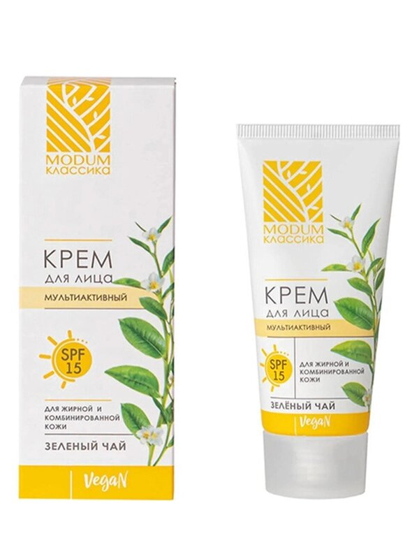 Крем для лица Modum Классика SPF15, для жирной и комбинированной кожи, 50 г