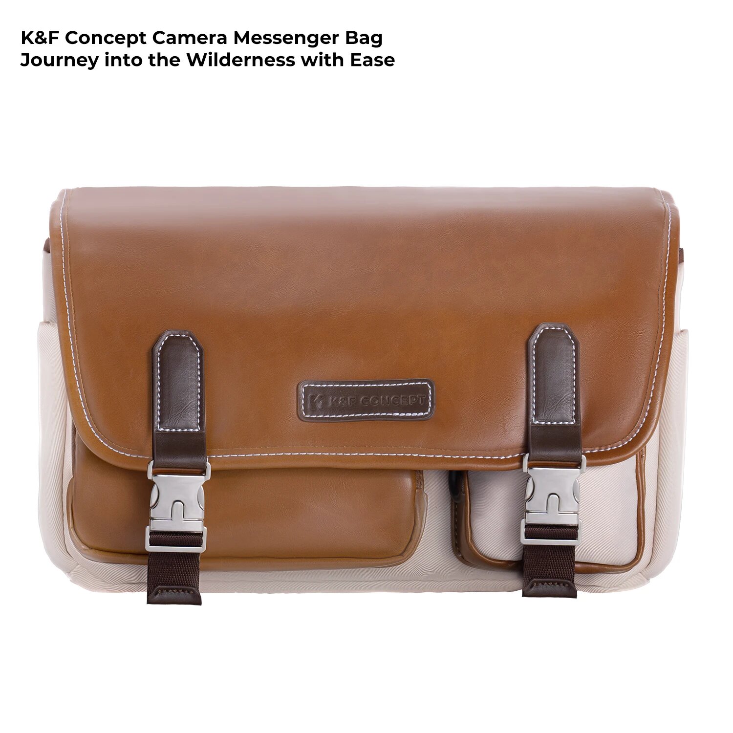 K&F CONCEPT Сумка-слинг для фотоаппарата Brown and Beige