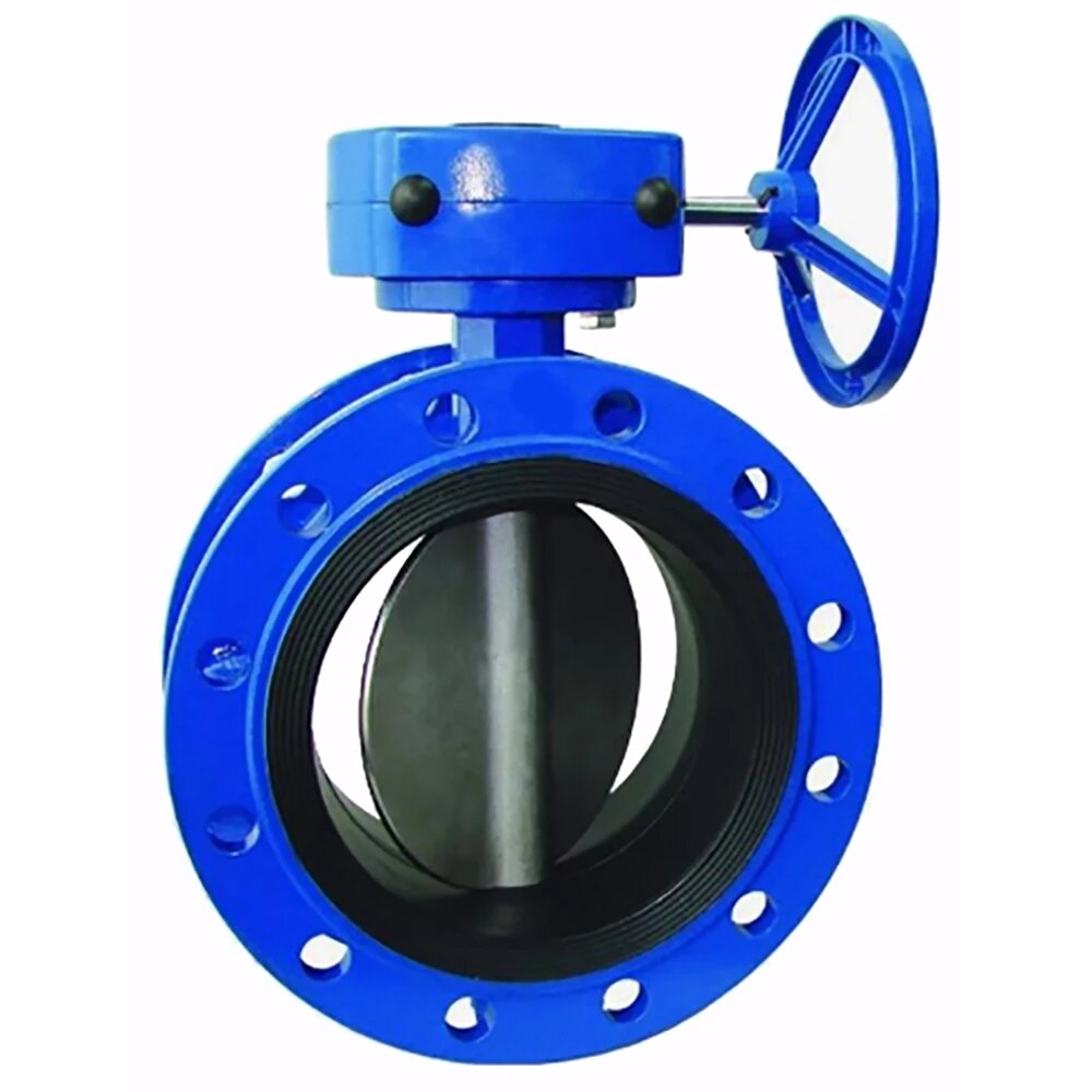 Затвор дисковый поворотный DN. ru GGG40-304-EPDM-2W-F-R Ду300 Ру16 фланцевый, корпус - чугун GGG40, диск - нержавеющая сталь 304, уплотнение - EPDM, управление – редуктор, с ISO-фланцем F10, квадрат штока 22х22