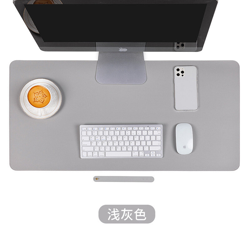 Офисный коврик для стола Extra Large, стандартный коврик для компьютера, большой водонепроницаемый кожаный коврик, письменный коврик с узором, цветной печатью и горячим тиснением логотипа