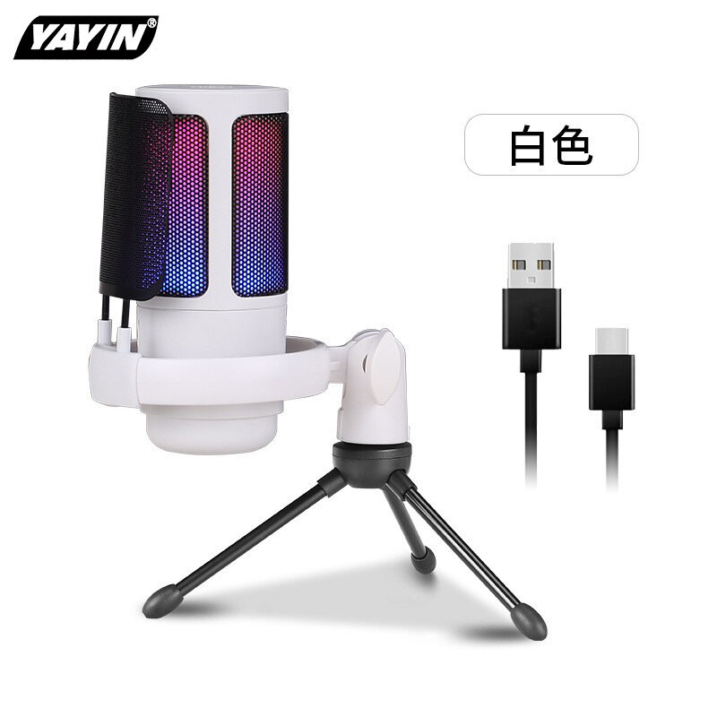 Горячая распродажаКонденсаторный микрофон ME6S для геймеров, микрофон для киберспорта, стриминга, записи, USB-микрофон с выдвижной стойкой