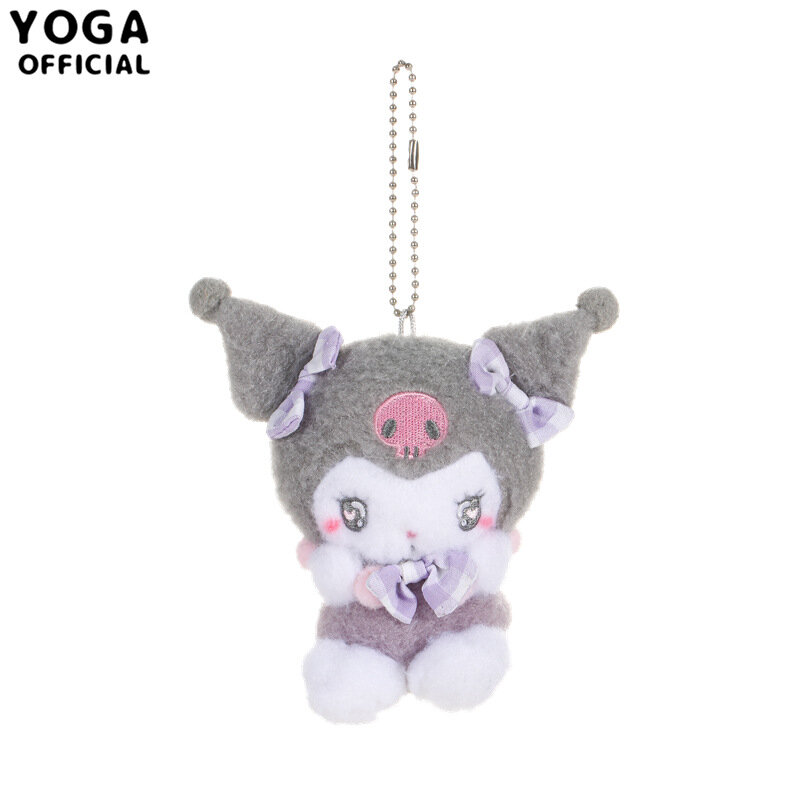 Официальный плюшевый брелок Sanrio Hello Kitty, My Melody, Kuromi, Cinnamoroll, Pochacco, милый мультяшный подвес