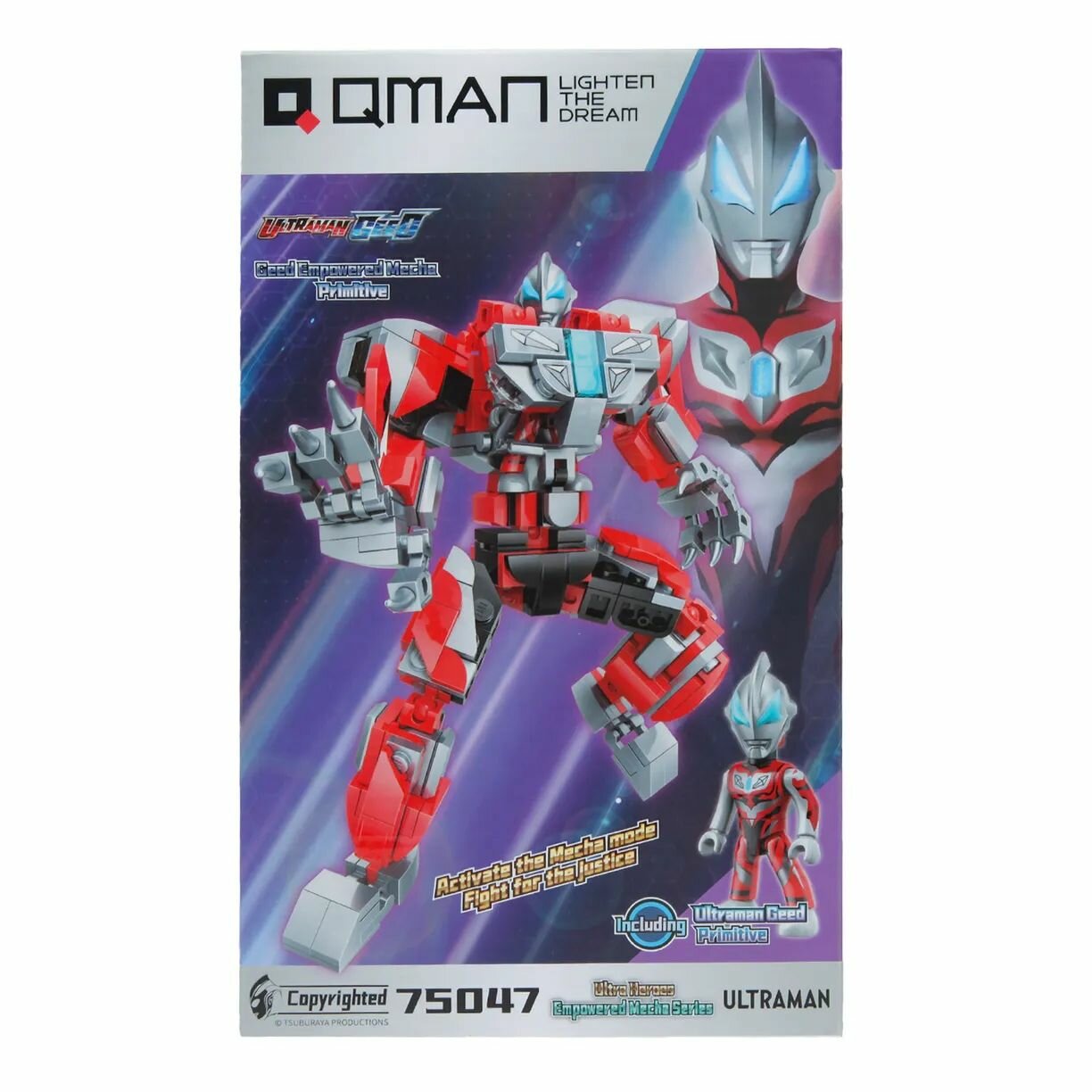 Конструктор QMAN Ultraman Geed блочный 75047 265 деталей