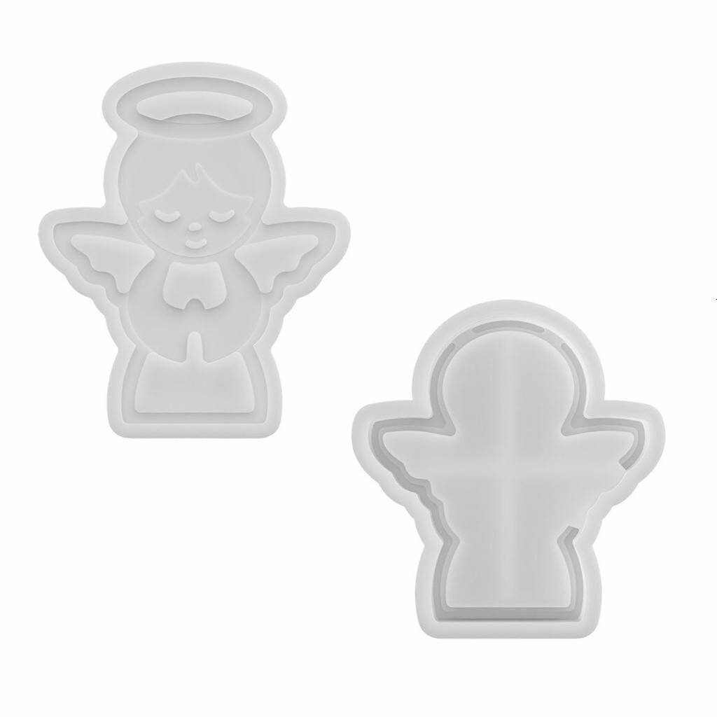 Ремесленная силиконовая форма для литья ангельских статуй из цемента и смолы