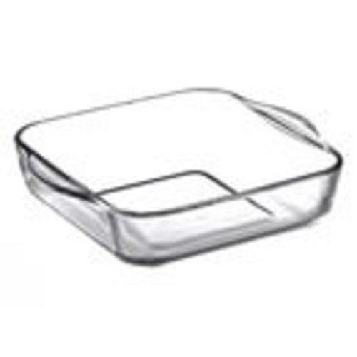 Посуда-форма СВЧ жаропроч квадрат С ручкой Б/КР 220Х256ММ BORCAM