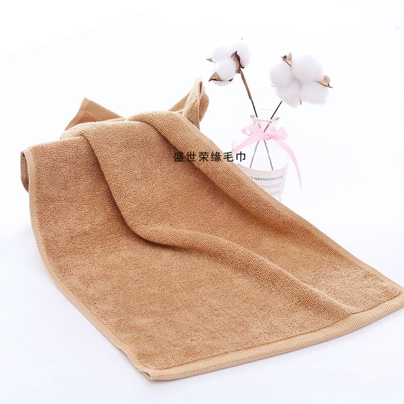 Полотенце из чистого хлопка цвета верблюжьего шерсти, полотенце для лица, полотенце для моксибустии, полотенце для