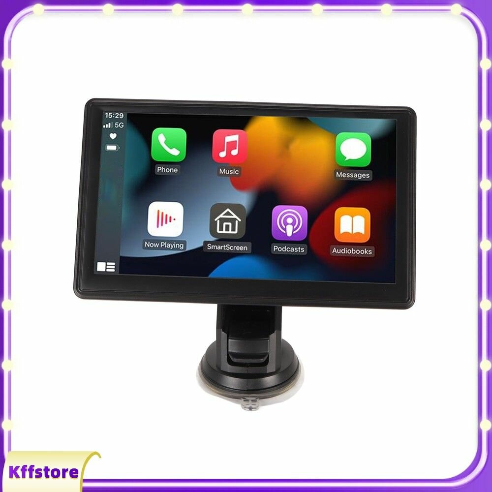 7" автомагнитола Bluetooth, беспроводной CarPlay/Android Auto/Mirror Link, с резервной камерой, 64 ГБ