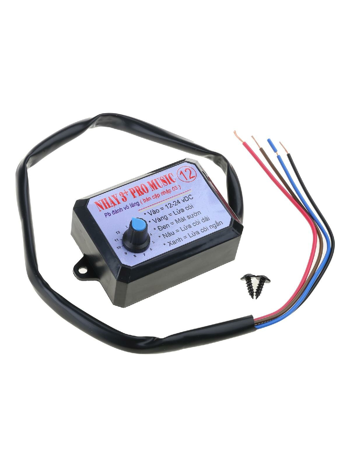 Блок управления звуком звукового динамика 12 В-24 В 12 звуковых электронных клаксонов