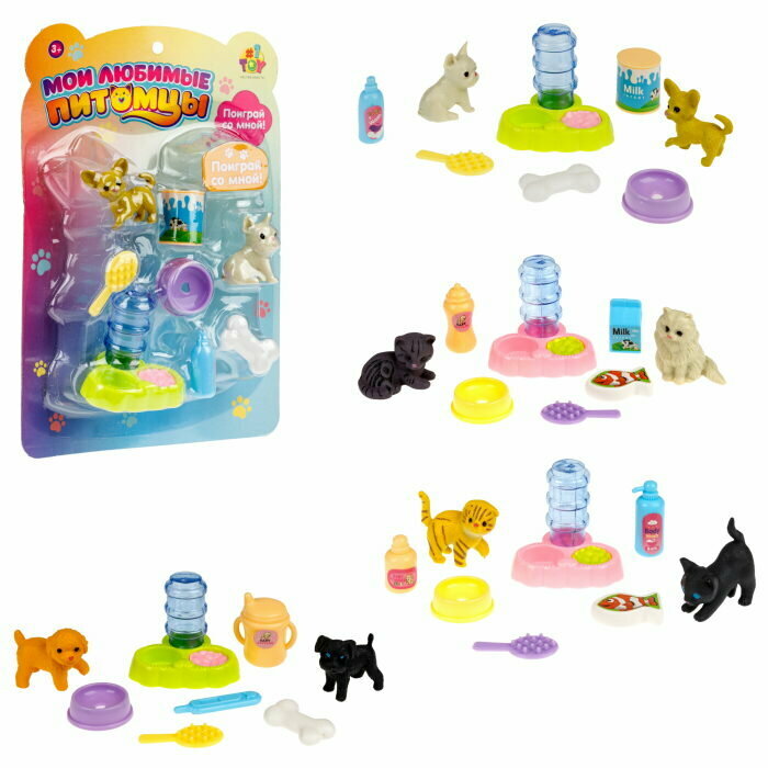 Игровой набор 1TOY Мои любимые питомцы, в ассортименте