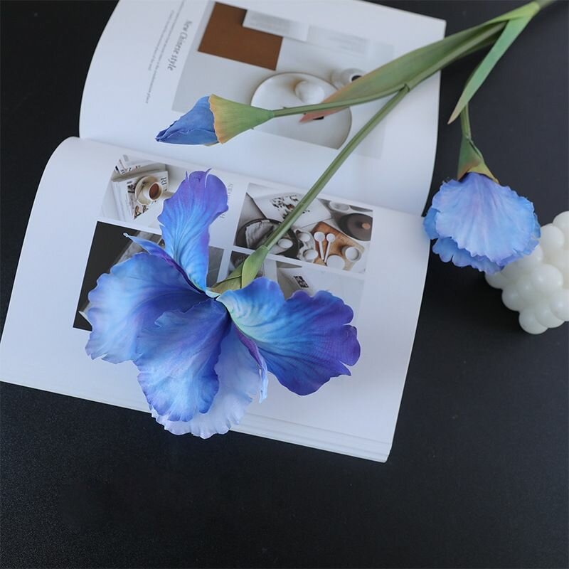 Искусственные цветы, Ирис, 4 шт