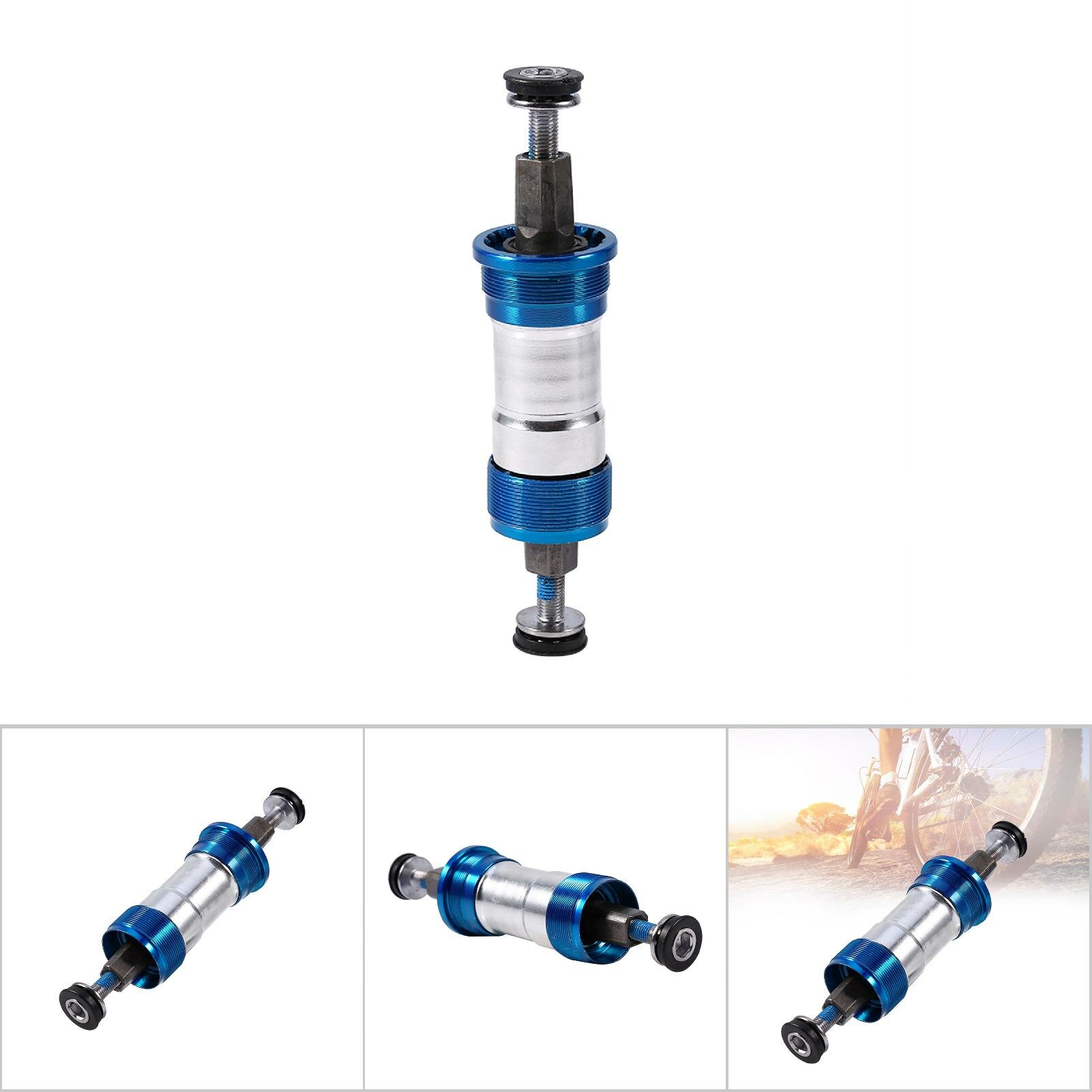 Водонепроницаемая велосипедная каретка с алюминиевым подшипником и винтовым креплением (116 мм)