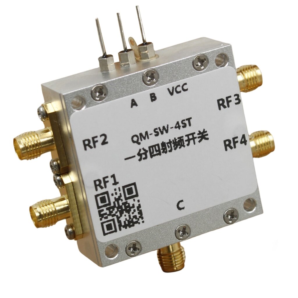0.1-6GHz Switches SP4T Switches All Four Microwave Electronic Switches with High Isolation for Microwave