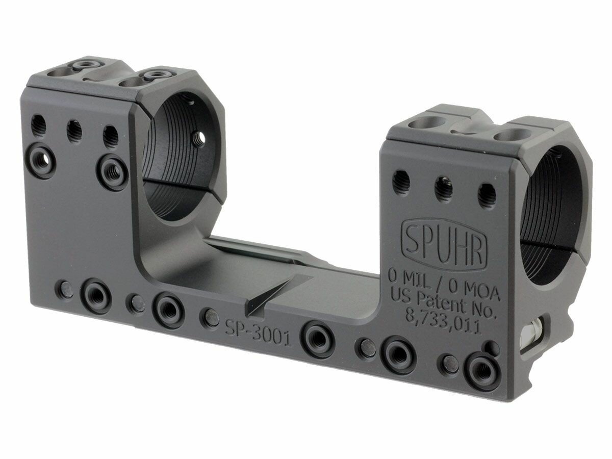 Кронштейн оружейный SPUHR для прицела 30мм, на Picatinny, высота 15мм