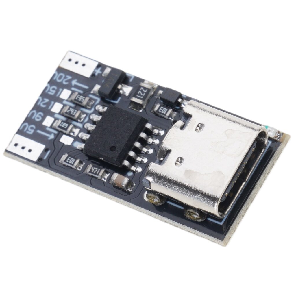 Плата регулировки напряжения для быстрой зарядки USB C PD