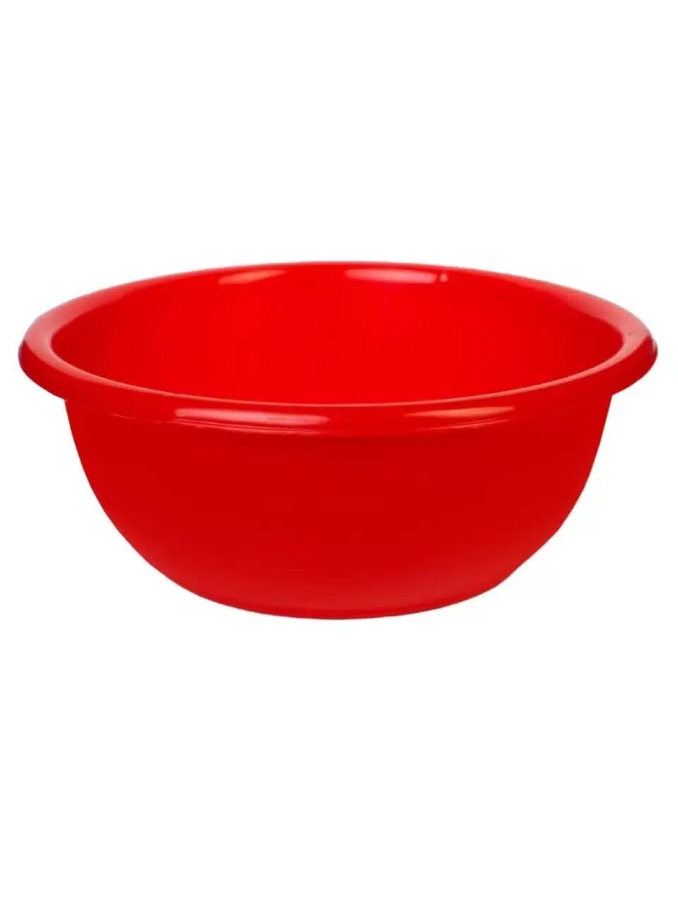 Таз круглый 12 л красный. Предназначен для хозяйственно-бытового использования.