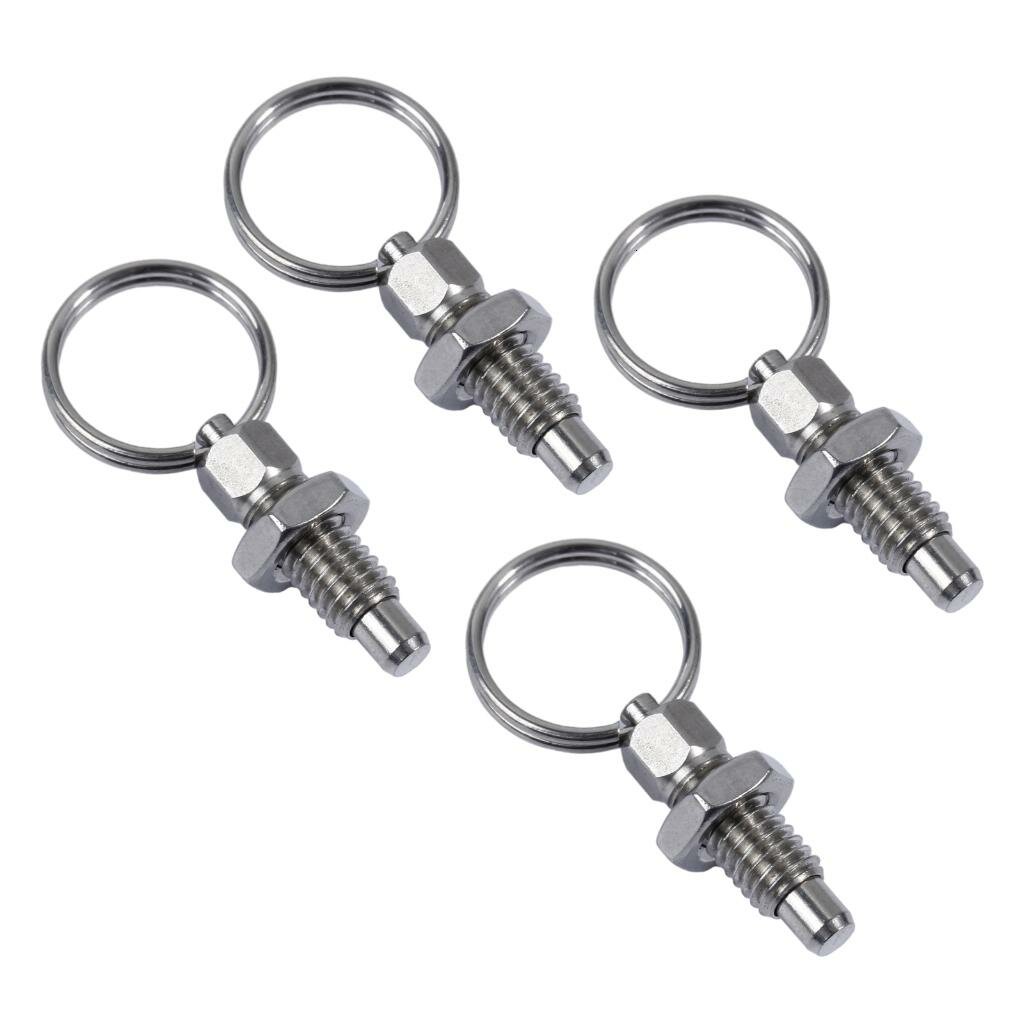 Ручной фиксатор с пружиной из нержавеющей стали, 4 шт.