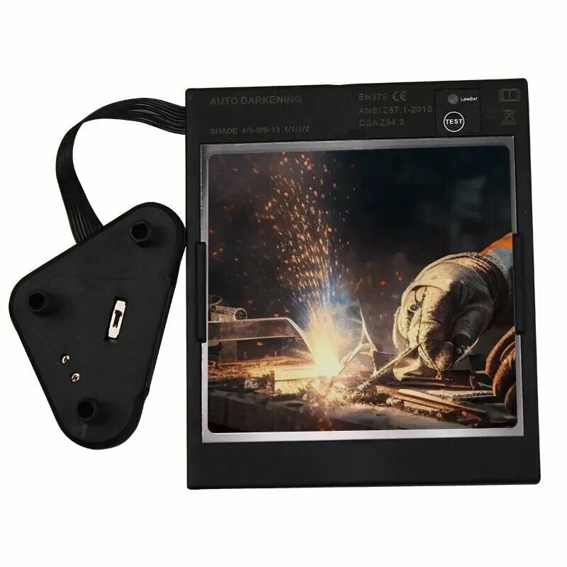 Фильтр для сварки маски TIG MIG MMA, настоящая краска, четыре датчика дуги (133x114мм)