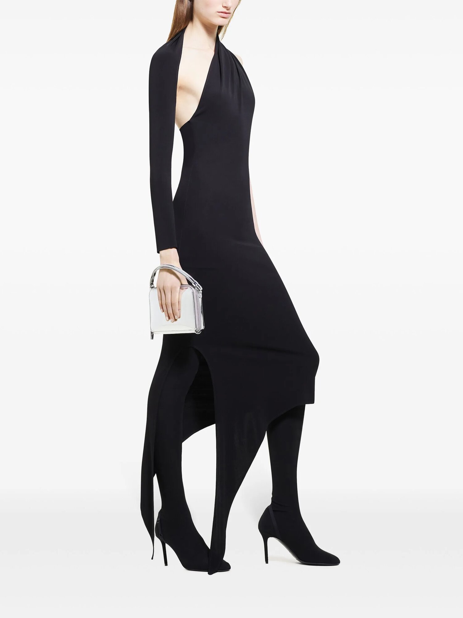 Сумка courreges, серебро — фото 1