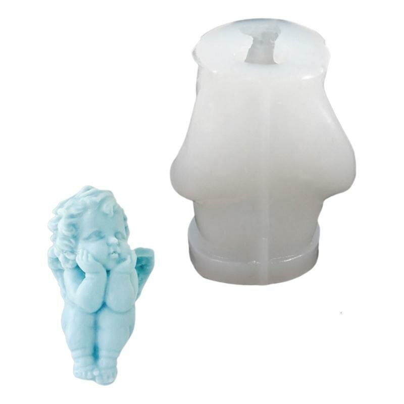 Силиконовая форма фигурка ангел с крыльями, маленький ангел 1