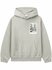 Худи Helmut Lang Post Card Hoodie, размер S, , серый