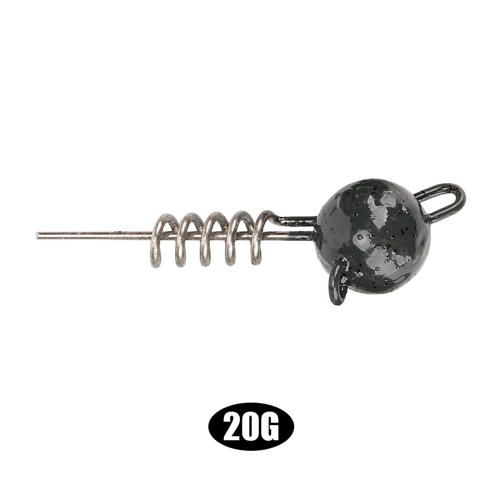 Утяжеленная головка для джига 20г, цвет: 2pcs