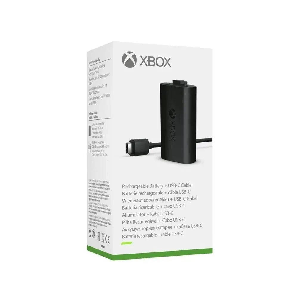 Аккумуляторная батарея Xbox + USB-C кабель для геймпада Microsoft Xbox Series S/X