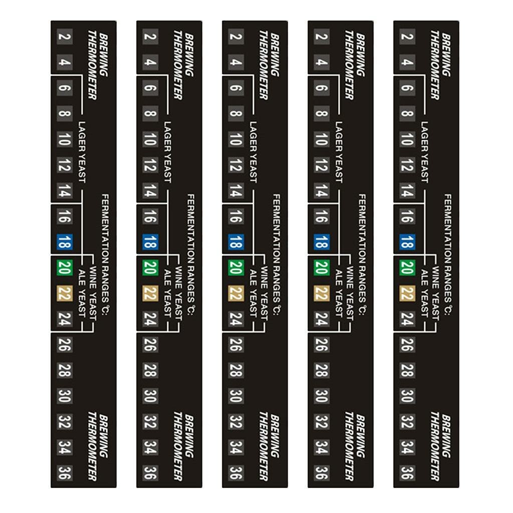 Цифровой термометр для брожения, наклейка-датчик, 5шт