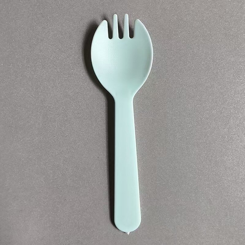 Одноразовая вилка, ложка, ложка для мороженого, пластиковая ложка для фруктов, вилка, маленькая ложка, вилка для торта, индивидуально упакованные