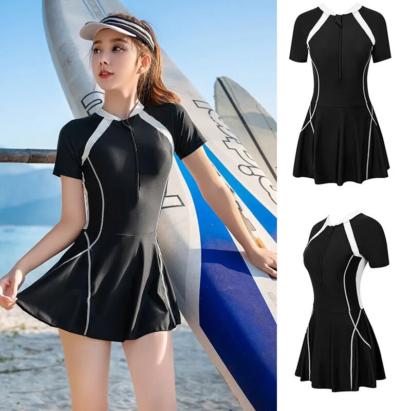 Костюм для дайвинга с длинными рукавами для женщин, костюм для подводного плавания, купальник для всего тела UPF50 +, быстросохнущий, защита от солнца и ультрафиолета, рашгард, цельный солнцезащитный костюм