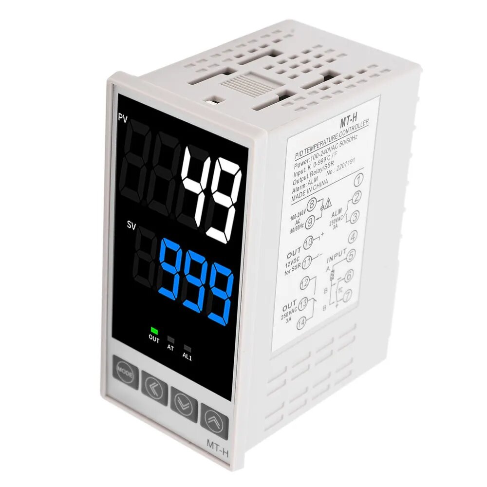 Терморегулятор MT-H PID для контроля температуры 100-240VAC 50/60Hz, 1 шт. — фото 1