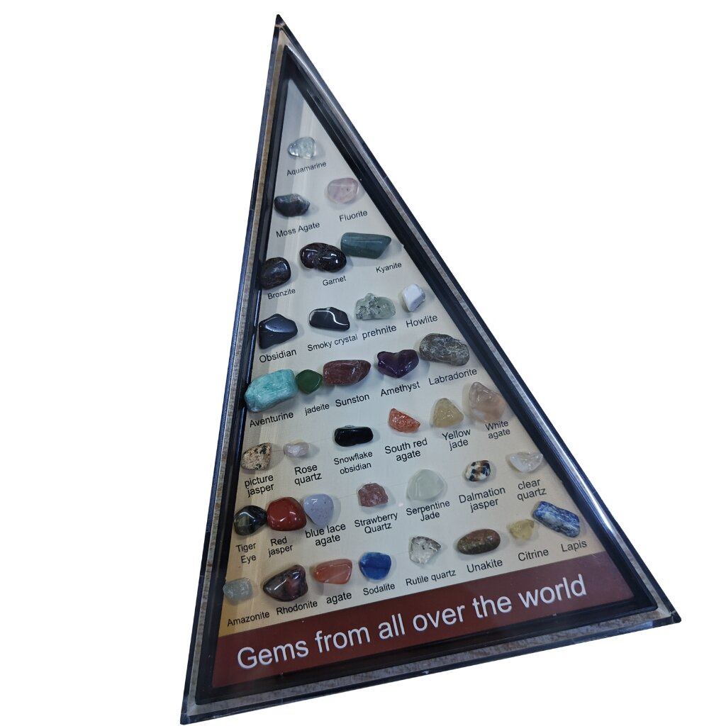 36 Образцов драгоценных камней из натурального хрусталя Агата Образовательная коллекция минералов для любителей геологии и ремесленных проектов