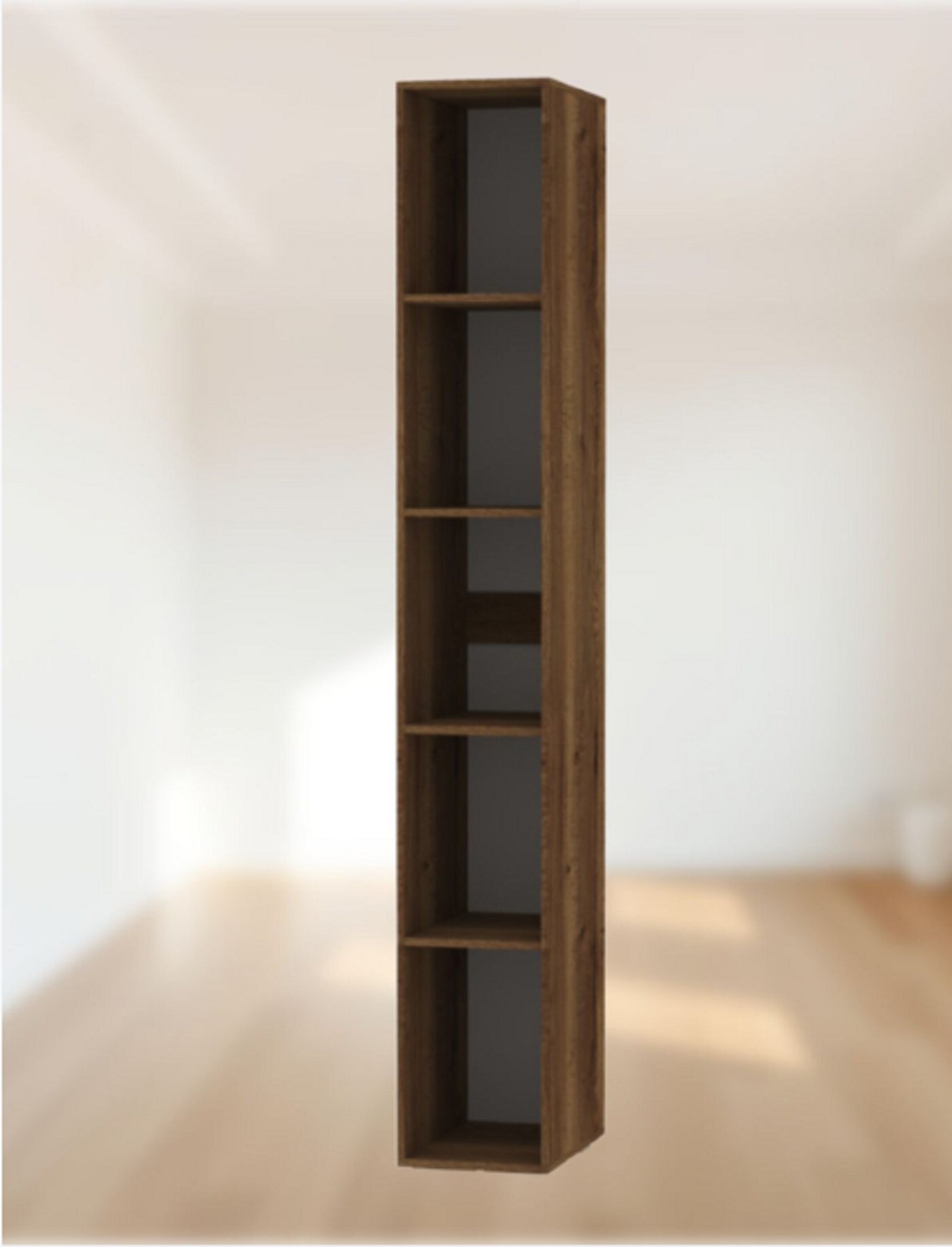 Стеллаж открытый с полками Кения 300 ЛДСП Табак 30х46х208,4 см