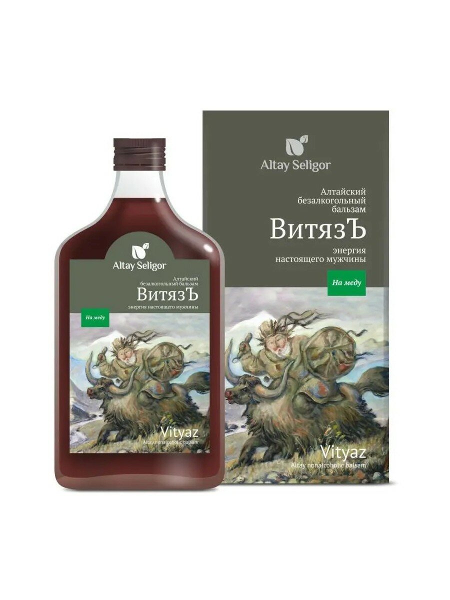 Бальзам на меду Altay Seligor Витязь, 250 мл