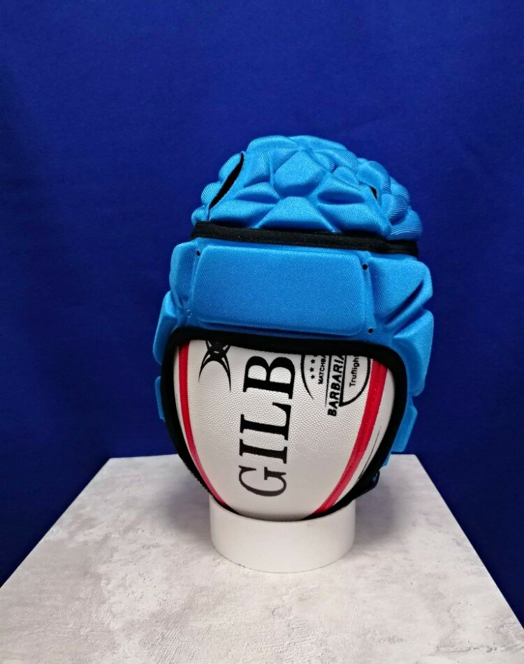 Регби Детский размер S ( на 8-10 лет) шлем регбийный с регулировкой размера синий