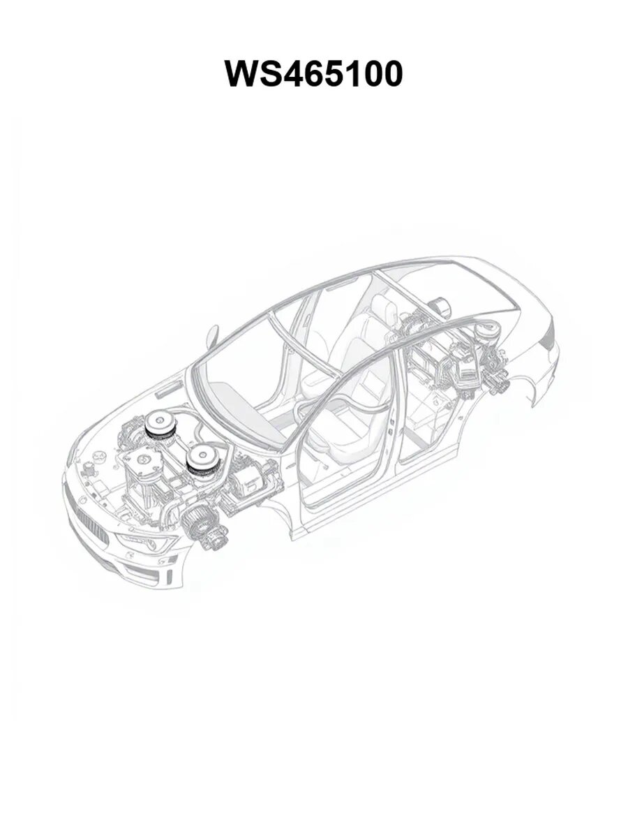 WS465100, Колодки тормозные дисковые JEENICE