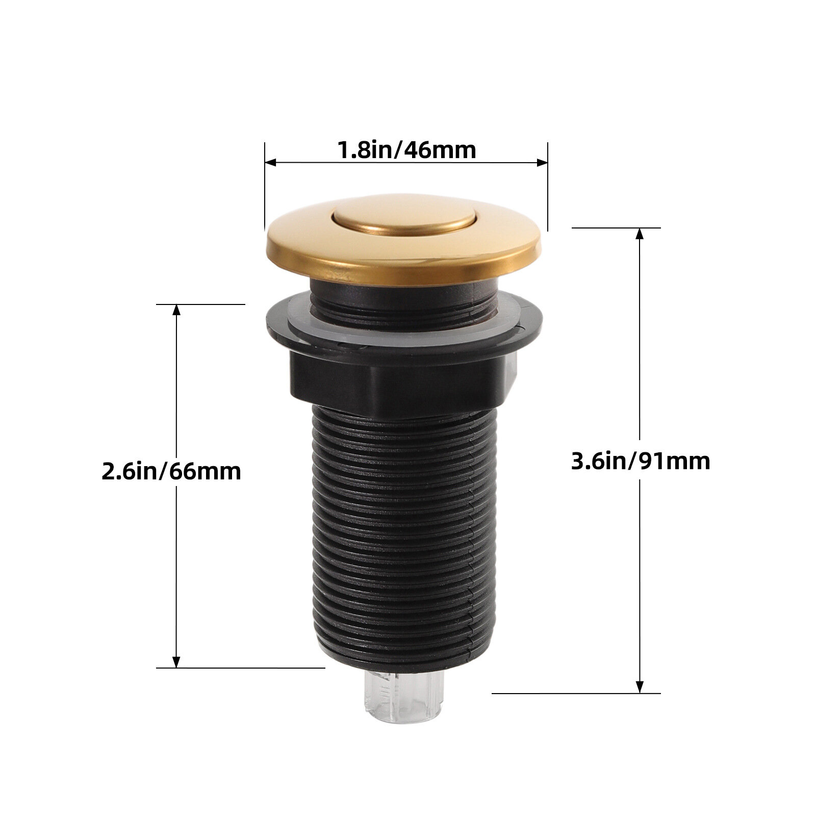 ⭐Сборка кнопки воздушного переключателя для утилизации мусора AISHIYI, кухонный измельчитель, встроенный переключатель, аксессуар для массажной ванны⭐