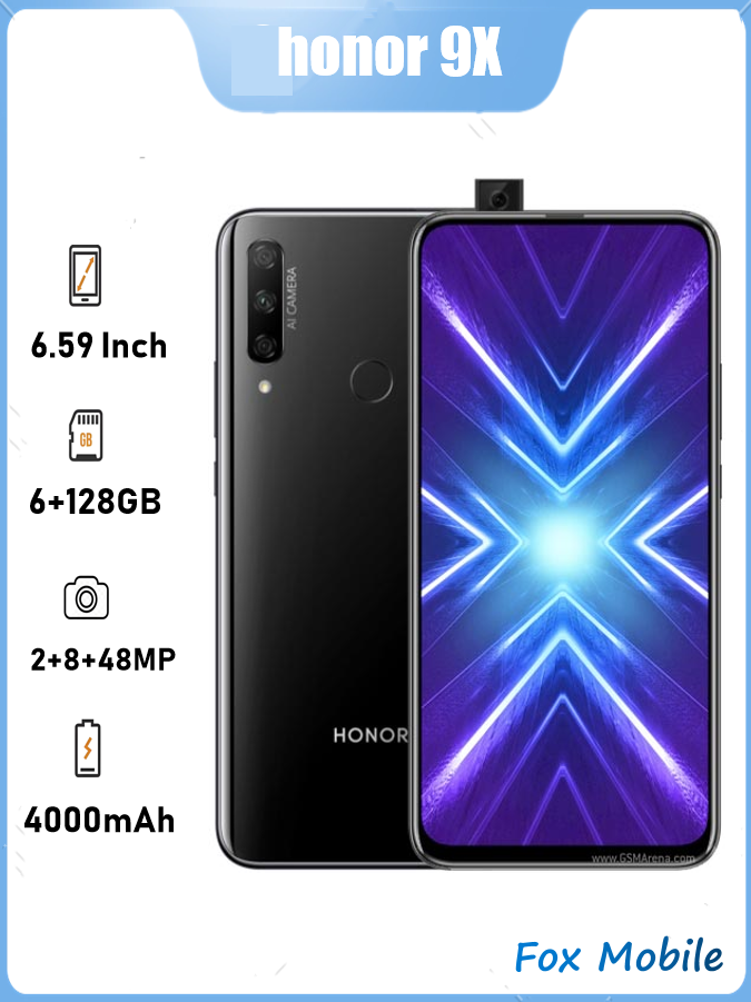 Honor Смартфоны Honor 9X 6+128 ГБ Global поддержка Google Мобильные телефоны