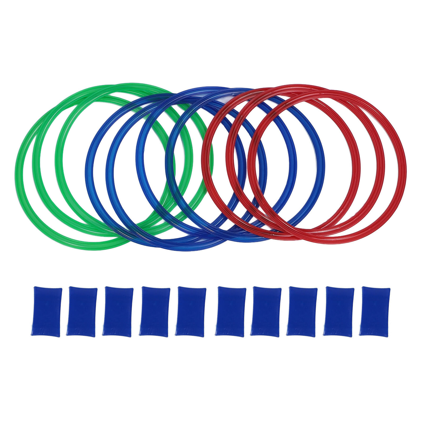 10 шт. Кольца-обручи 10 шт. Разъемы 11 дюймов Обруч для сенсорной тренировки Кольцо-разъем для игр Детские кольца-обручи для упражнений для детей Среднего размера
