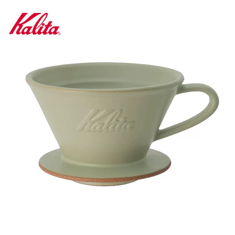 Оригинальный японский фильтр для кофе KALITA, корзинного типа, керамический, 185MI, Mino Ware, 3-отверстный фильтр для кофе