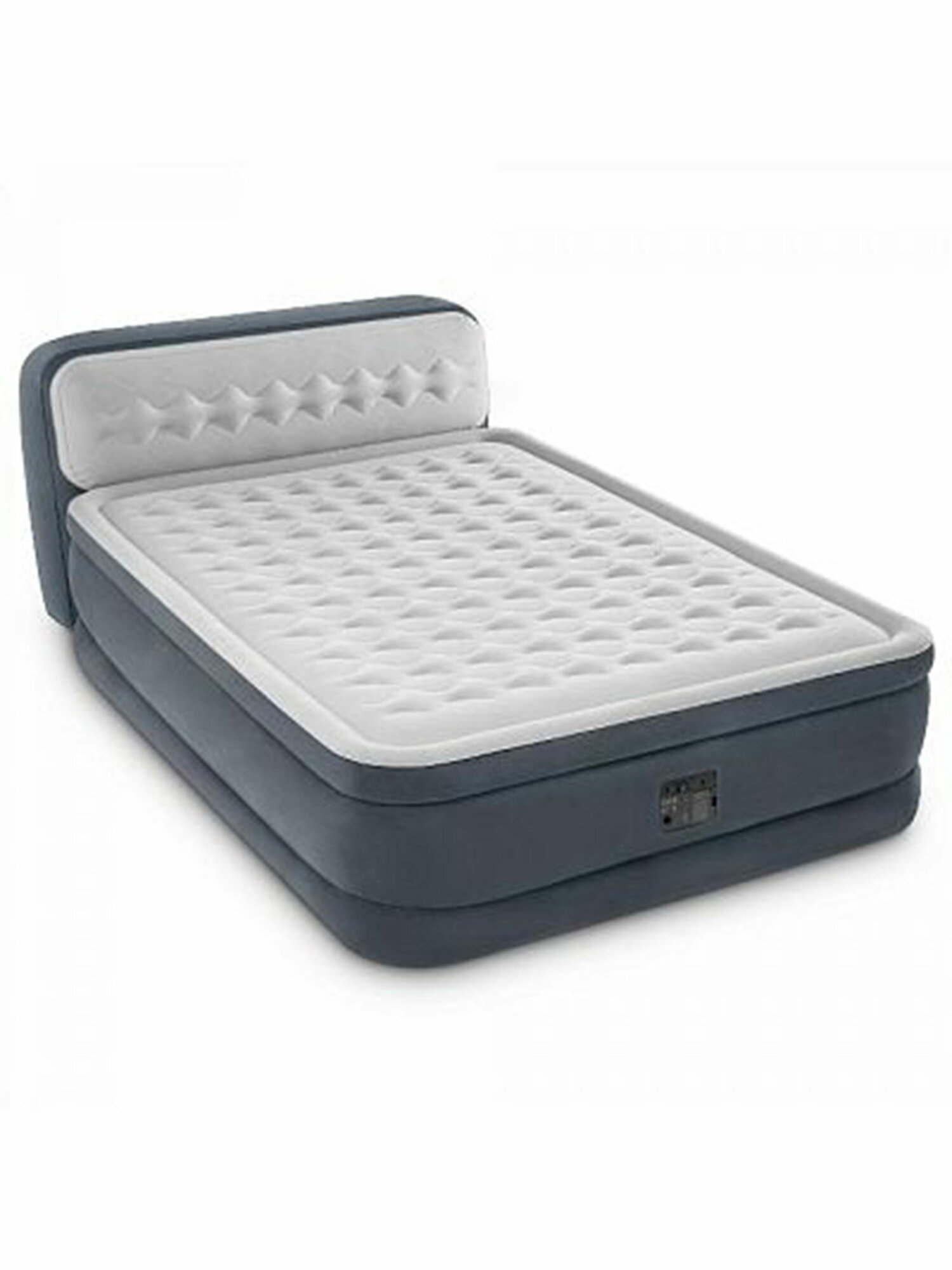 Кровать надувная QUEEN ULTRA с изголовьем 152x236x86 см, с встроенным насосом, 64448ND