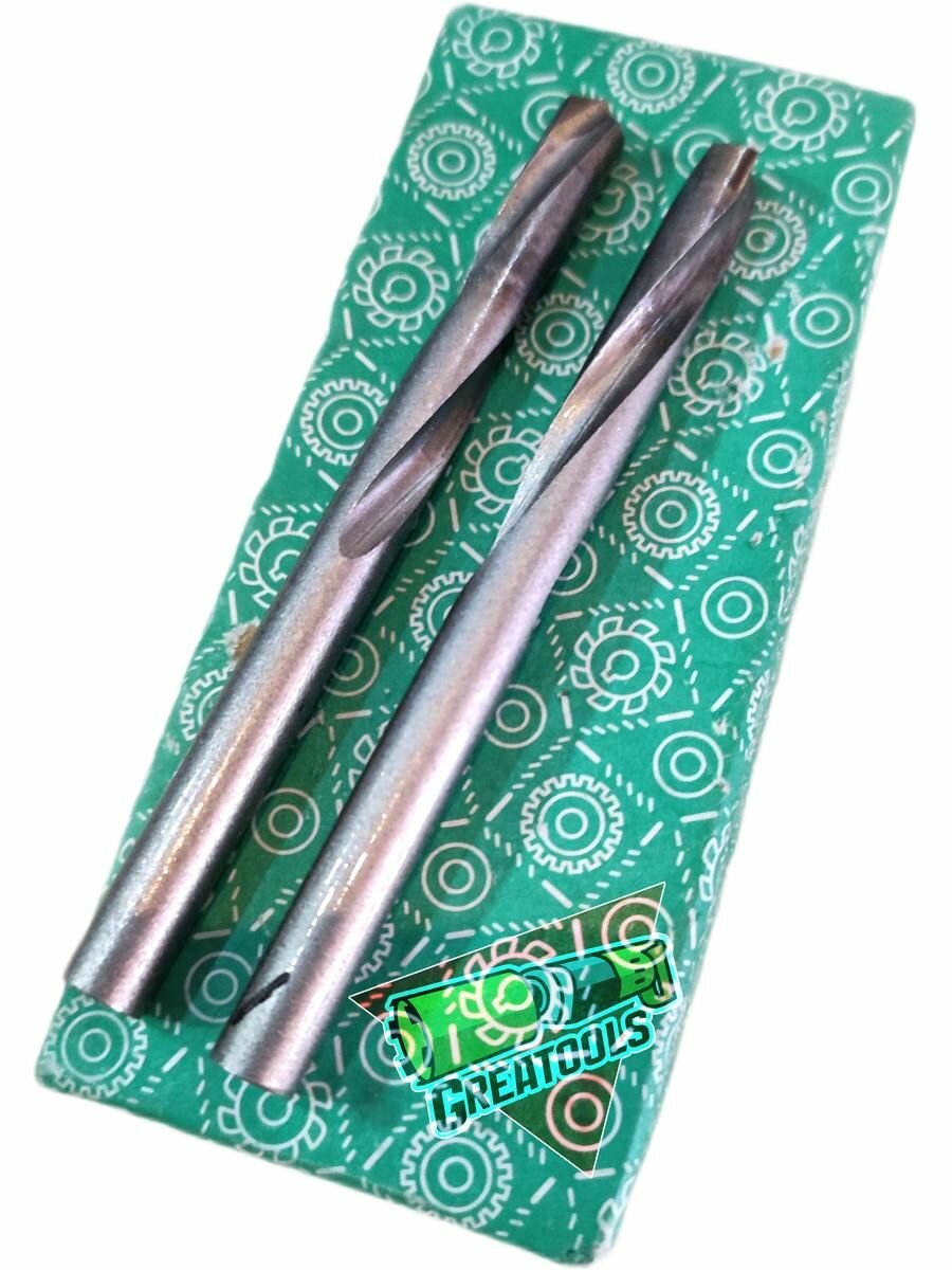 Сверло твердосплавное 7 * 85 мм 2 штуки сталь М35 (кобальт, вольфрам) Для каленых сталей