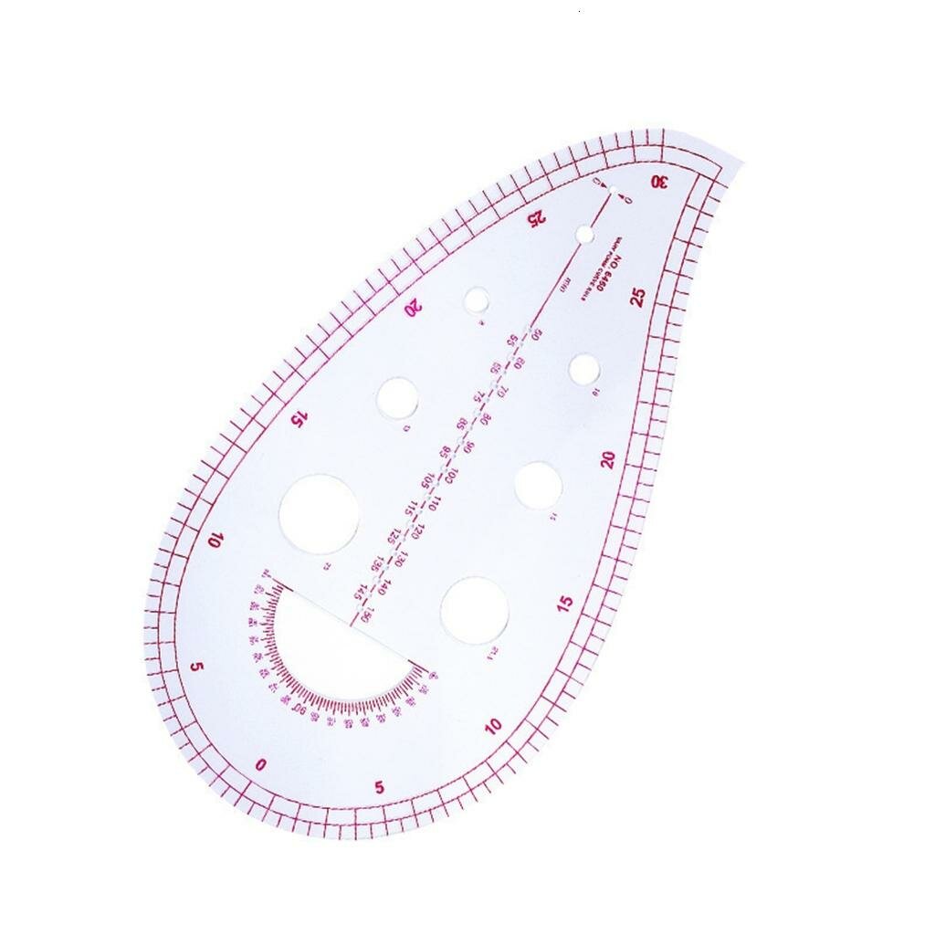 Французская изогнутая линейка, Линейка для шитья 6460