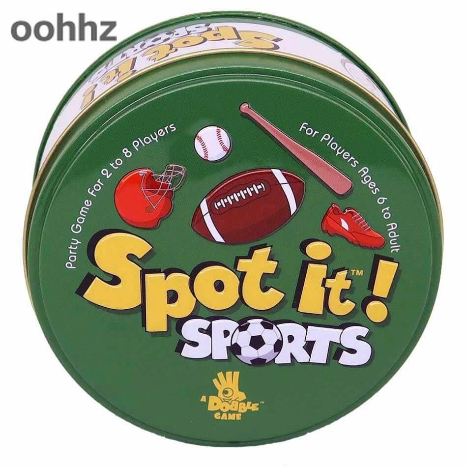 Spot it Game Развлекательная настольная игра для детей и взрослых Доббль "Дуббль" Dobble на внимание и скорость