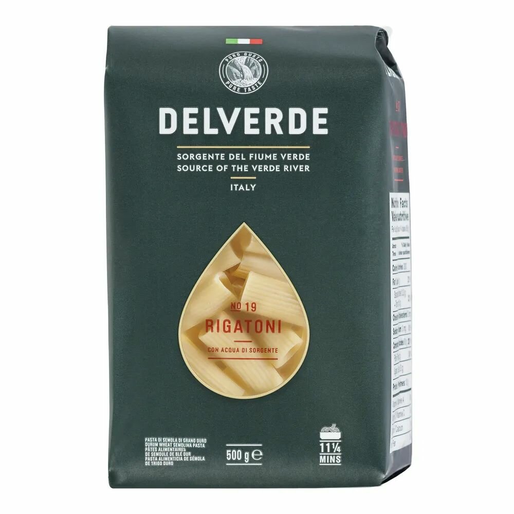 Макаронные изделия DELVERDE №019 Ригатони 500г