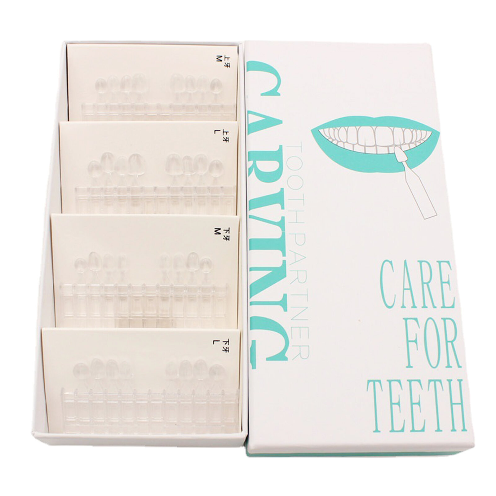 30шт Зубные Виниры Из Полимерной Формы Для Легкого Отверждения В Автоклаве Быстрого Отбеливания Передней Части