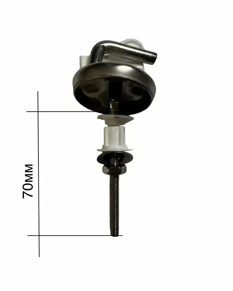 Крепление для крышки унитаза универсальное(нержавейка)-2шт.