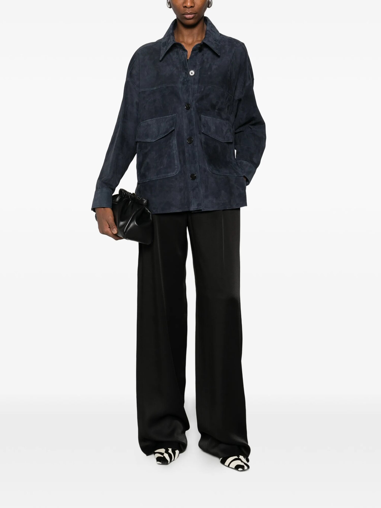 Куртка Arma Button-up jacket, размер 36, синий — фото 1