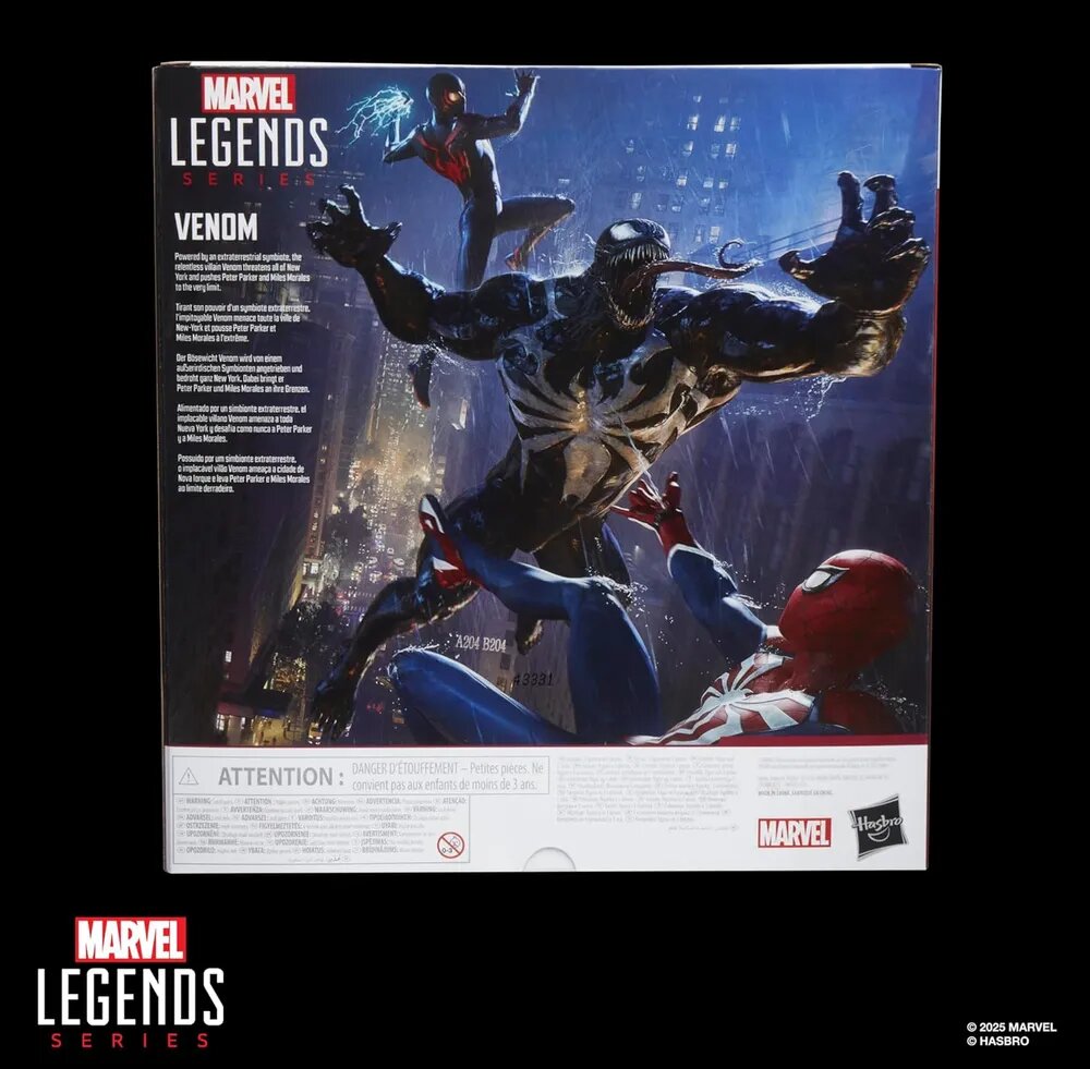 Фигурка Marvel Legends Spider-Man 2 Gamerverse Venom Фигурка героя из комиксов для мальчиков — фото 1